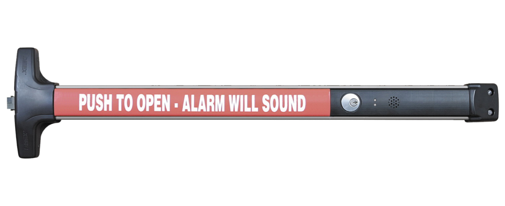 Detex Alarmed Rim Exit Device with Battery 48" - ACCESS HARDWARE