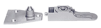 C.R. Laurence Side-Load Floor Mount Pivot Set - ACCESS HARDWARE