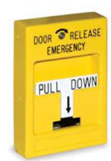 Aames Manual Pull Station (Yellow) - ACCESS HARDWARE