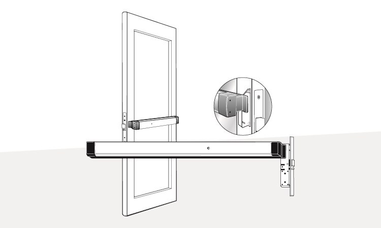 Adams Rite 8420-38236 Life Safety Mortise Exit Device - ACCESS HARDWARE