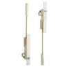 IVES FB31P-12-MD US32D Pair, Fully Automatic Top and Bottom Flush Bolt ...