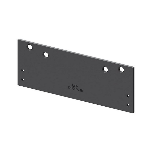 LCN 1260-18PA DKBRZ Door Plate - ACCESS HARDWARE