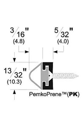 Pemko 378C96 Security Astragal - ACCESS HARDWARE