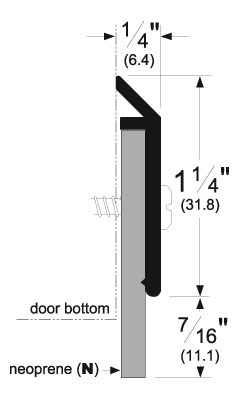 Pemko 315CN 36" Door Bottom Sweeps - ACCESS HARDWARE