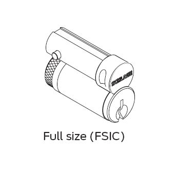 Schlage 23-030 "EF" Keyway LFIC Cylinder 626 Finish - ACCESS HARDWARE