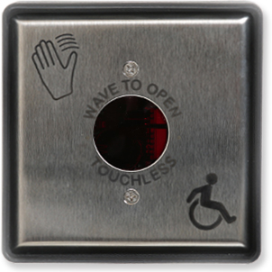 MS Sedco 216TX-WT Infrared Wireless Touchless Switch - ACCESS HARDWARE