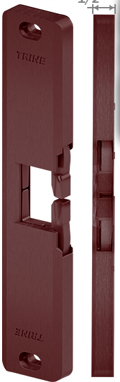 Trine 4850-10B, 1/2" Surface mounted strike for Rim Panic Devices ...